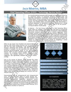 Executive Biography Samples | CEO Resume Writer